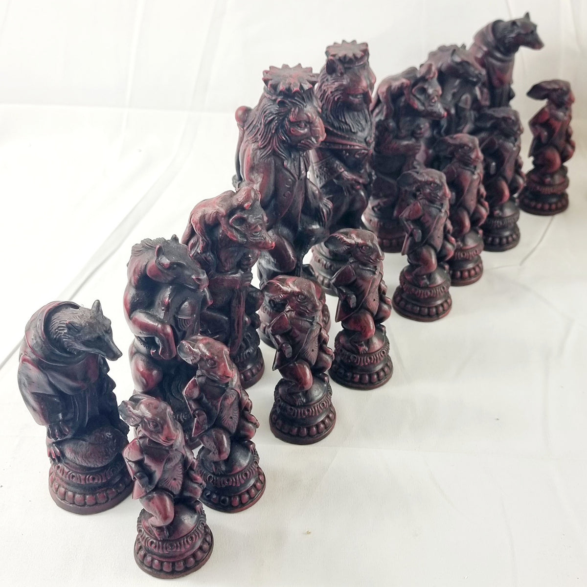 Raynard the Fox Chess Set Complete