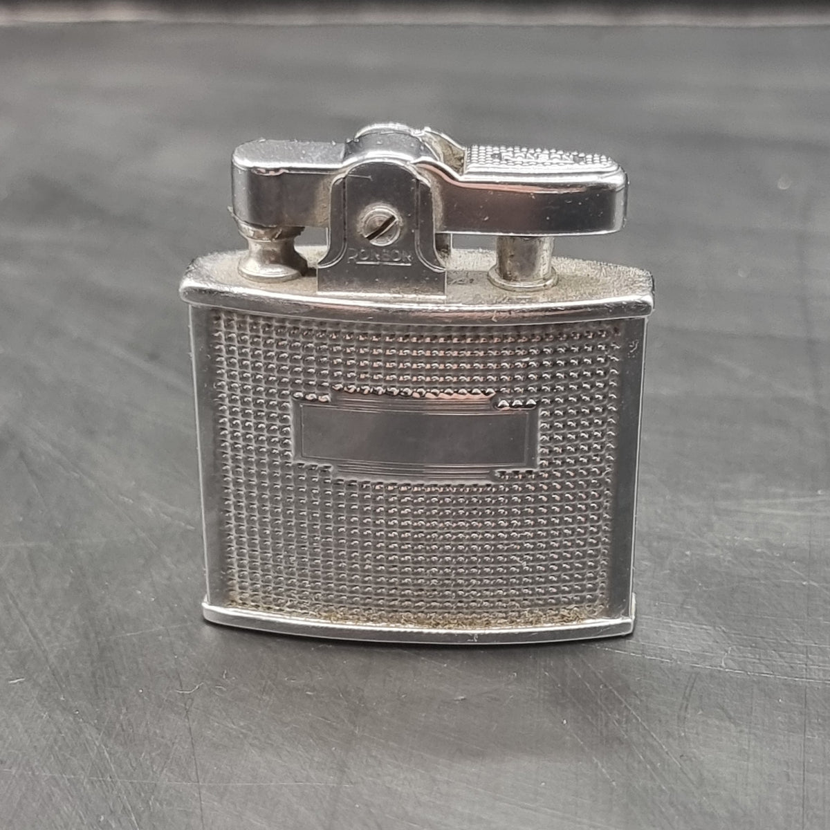 Two Vintage Lighters Ronson Art Deco and Crest Faux Tortoise Shell.