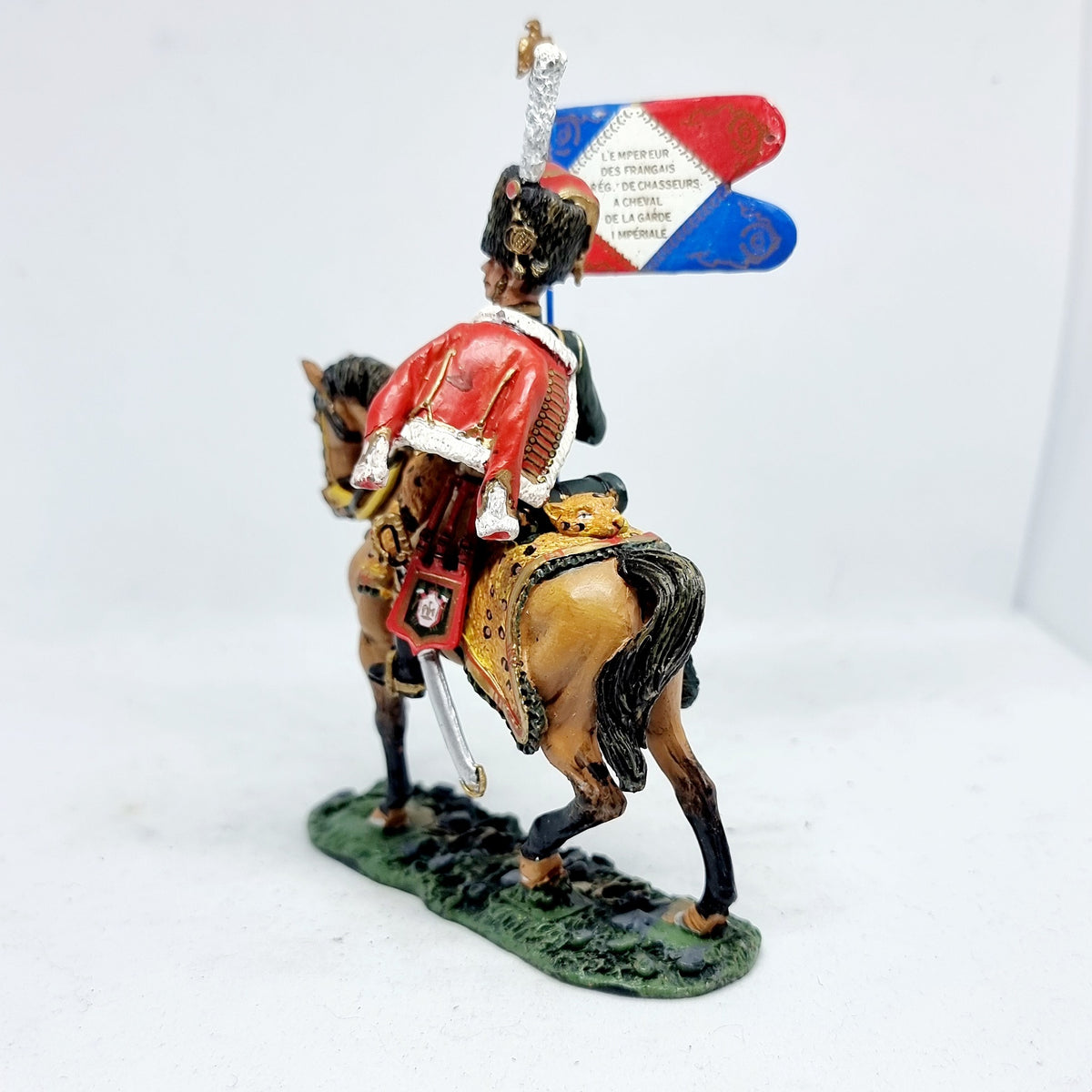 Del Prado Lead Figure Standard Bearer French Chasseurs 1808