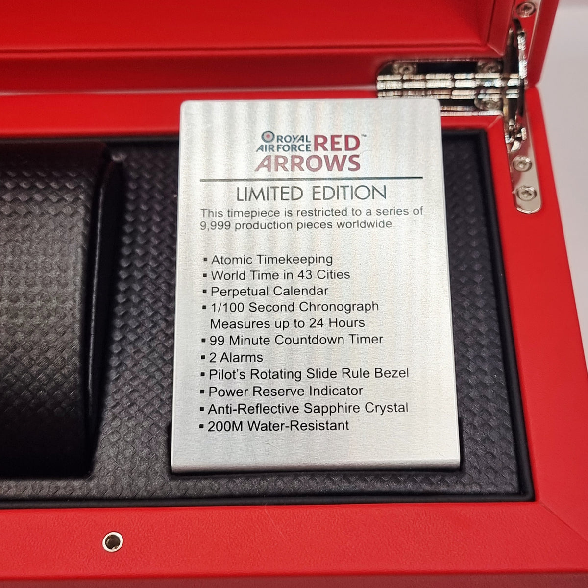 Citizen Eco-Drive WR 200 SkyHawk Red Arrows Box