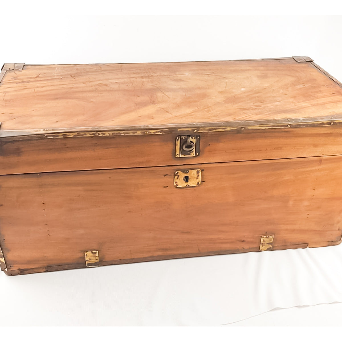 19th Century Camphor Wood Trunk